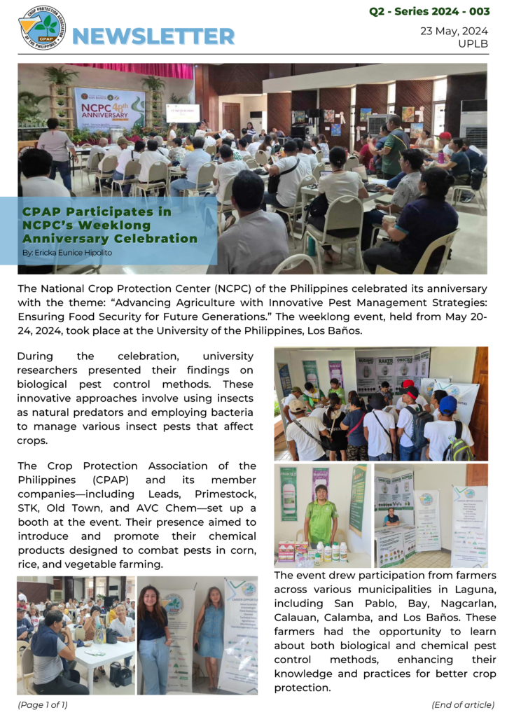 CPAP Participates in NCPC's Week-long Anniversary Celebration - CPAP